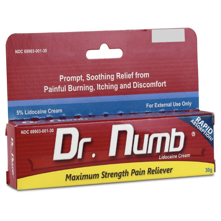 Dr Numb Topical Anaesthetic Cream - Euro Medical Care